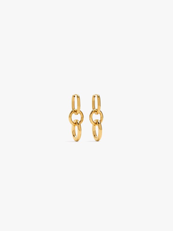 INTERTWINED HOOP EARRINGS - STAINLESS STEEL