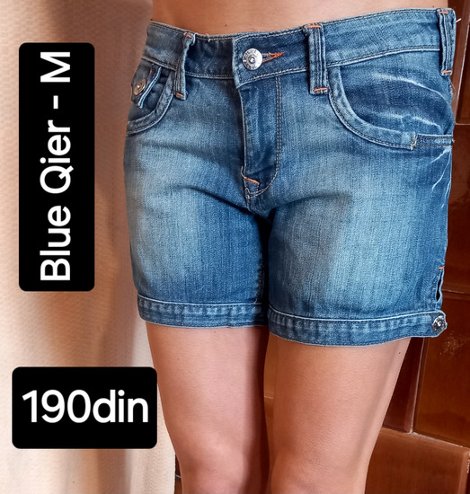 Blue Qier ženski teksas šorts plavi M/38