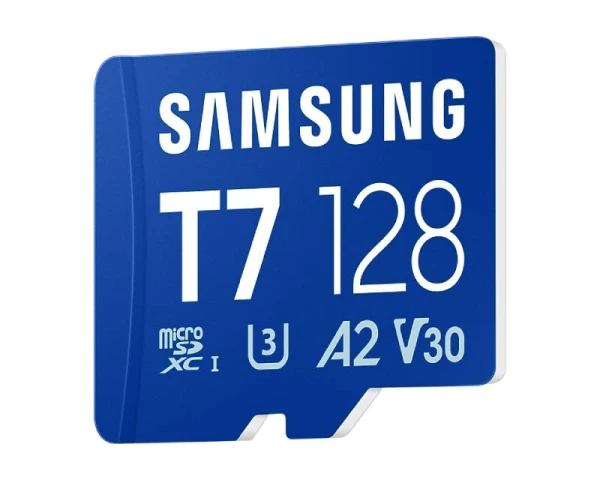 SAMSUNG T7 Memorijska kartica microSDXC UHS-I U3 V30 A2 128GB MB-MB128T