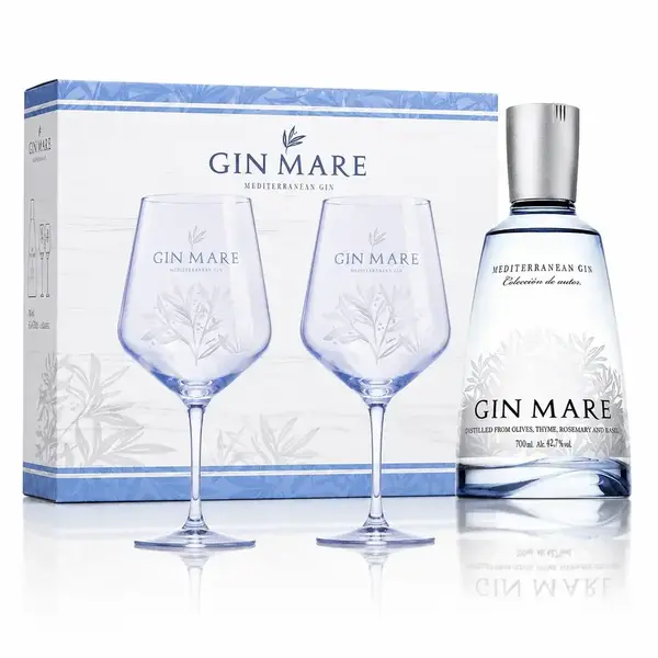 Mare Premium Gin sa dve čaše 0.70L