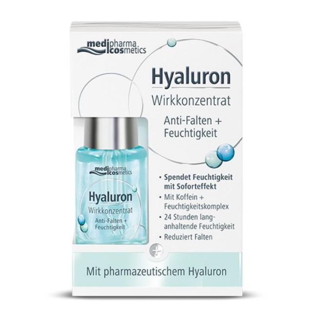 MEDIPHARMA HYALURON aktivni koncentrat protiv bora+hidrantni kompleks, 13ml
