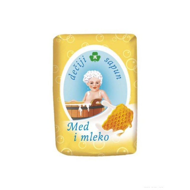 MERIMA MED I MLEKO dečiji sapun, 87g