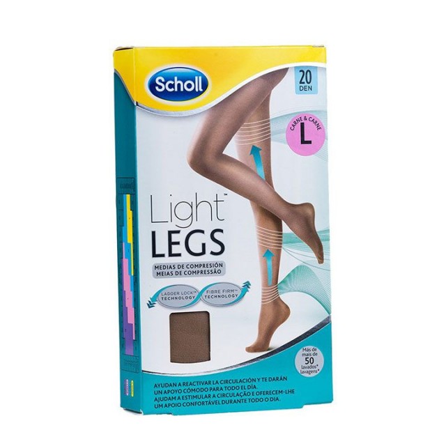 SCHOLL LIGHT LEGS 20DEN bež čarape, veličina L