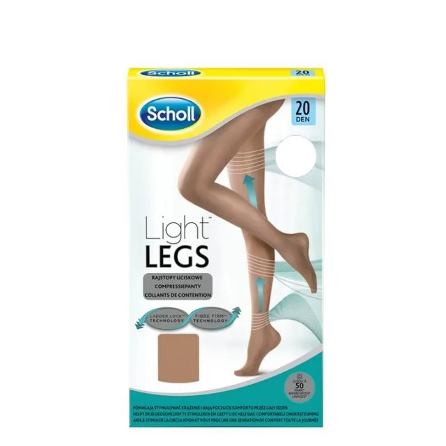 SCHOLL LIGHT LEGS 20DEN bež čarape, veličina S