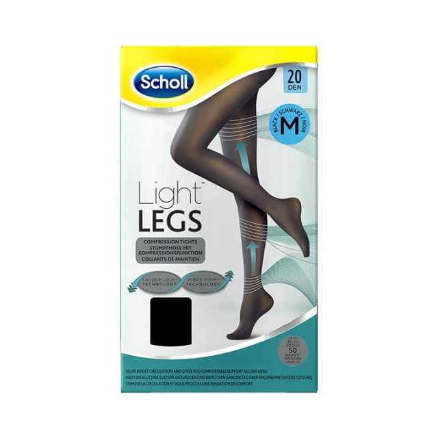 SCHOLL LIGHT LEGS 20DEN crne čarape, veličina M