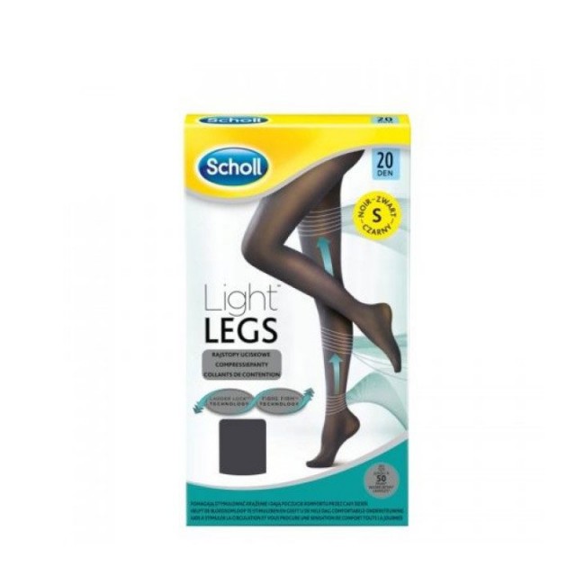 SCHOLL LIGHT LEGS 20DEN crne čarape, veličina S