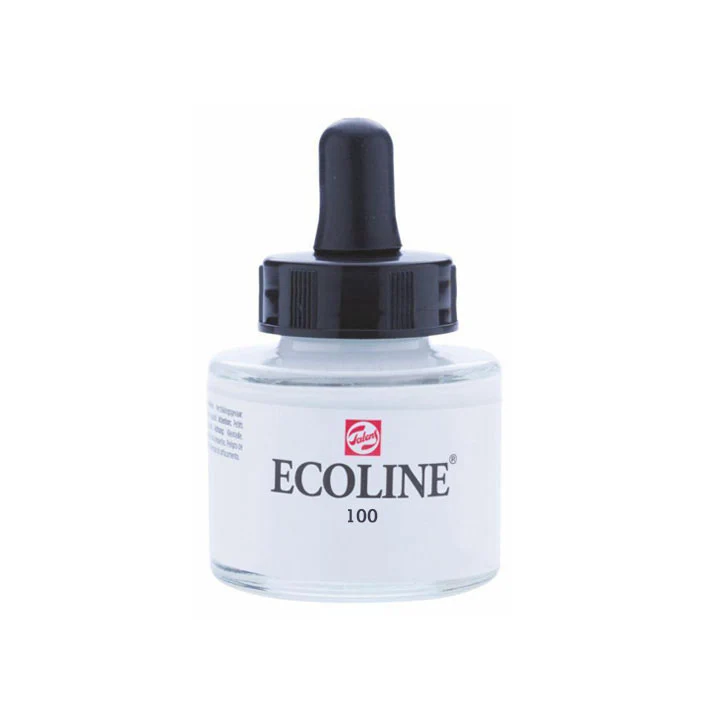 Akvarel boja Ecoline 30 ml – 100 Bela