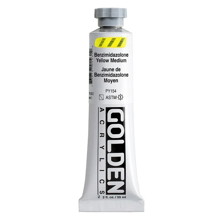 GOLDEN Heavi Bodi Akrilna boja 59 ml – 1008 benzimidazolon srednje žute boje