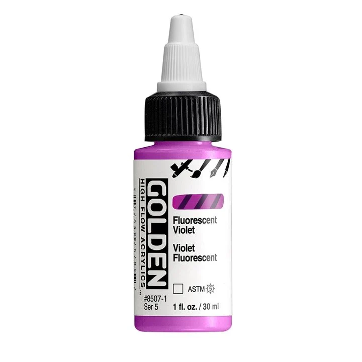 GOLDEN High Flov Fluorescentna akrilna boja 30 ml – 8507 Ljubičasta
