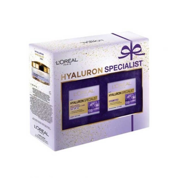 LOREAL SET (HYALURON SPECIALIST dnevna + noćna krema), 50ml