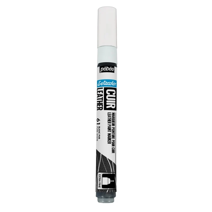 Kožni marker Pebeo Setacolor extra fine – čisto belo