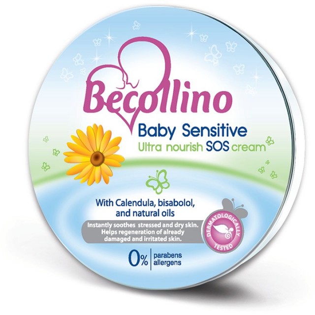 BECOLLINO SOS hranljiva krema, 150ml