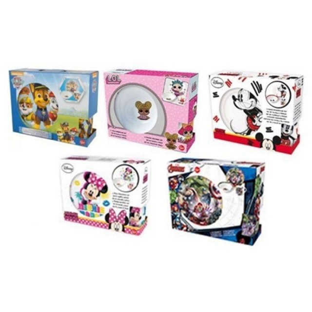 DISNEY plastični set za jelo