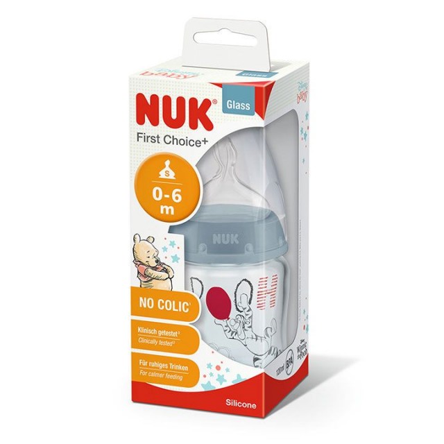 NUK FC NO COLIC WINNIPU staklena flašica 0-6m, 120ml