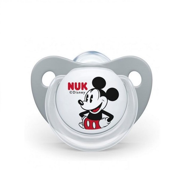 NUK MICKEY silikonska varalica 0-6m, 1kom