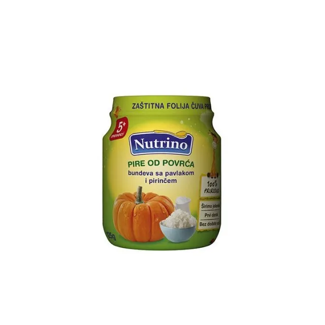 NUTRINO BUNDEVA SA PAVLAKOM I PIRINČEM kaša, 125g