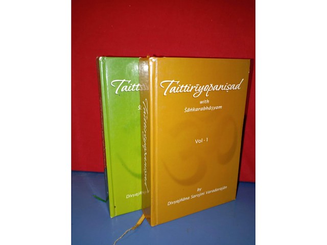 Taittiriyopanisad with Sankarabhasyam 1 i 2