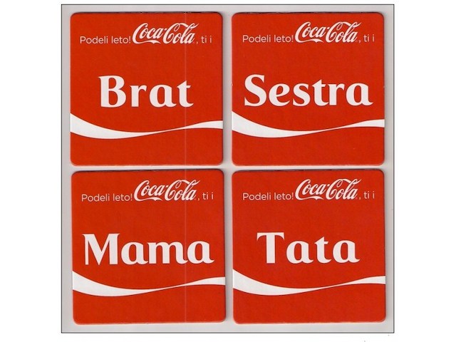 Coca Cola podmetaci