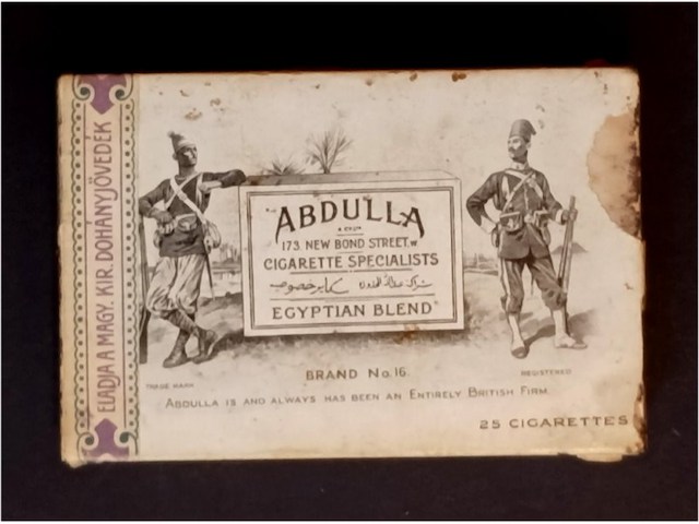ABDULLA prazna limena kutija za duvan cigarete