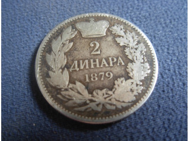 2 DINARA 1879