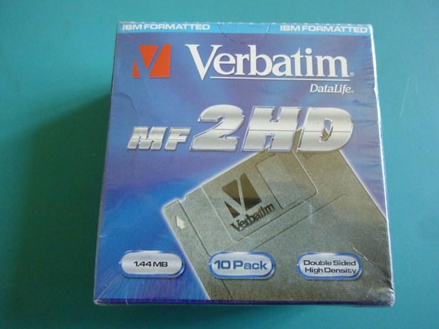 VERBATIM MF2HD - nekorišćene 3.5 diskete u kutiji
