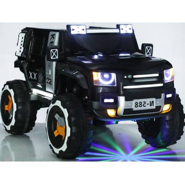 Auto Džip na akumulator RR 12v 7ah 4motora MB 0519 crna boja 305018C