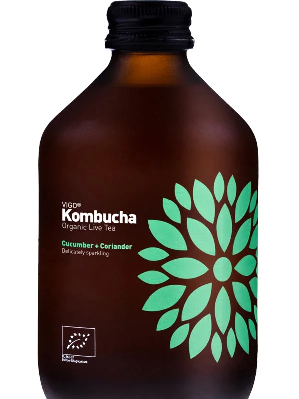 Organska Kombuha Krastavac i Korijander Vigo 330ml