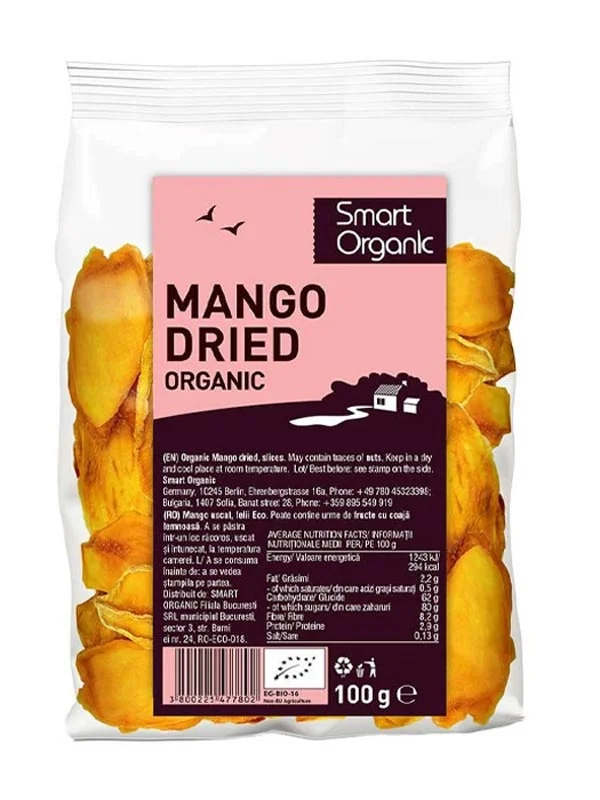 Organski Sušeni Komadići Manga Smart Organic 100g