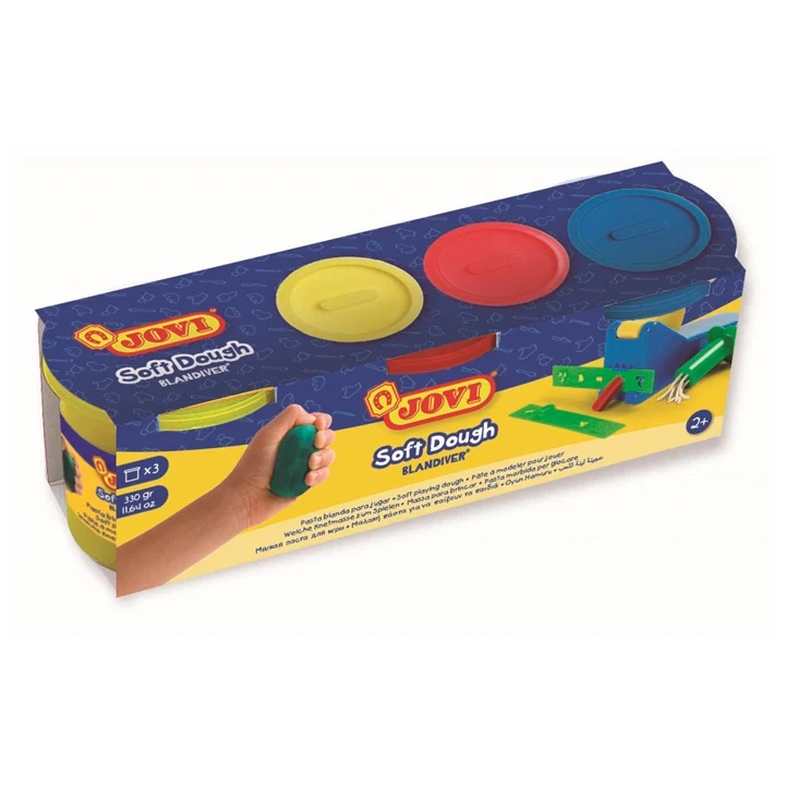 JOVI Plastelin u šoljama BLANDIVER 3 x 110 g
