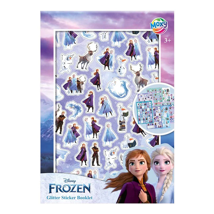 Knjiga sa sjajnim nalepnicama Frozen A5
