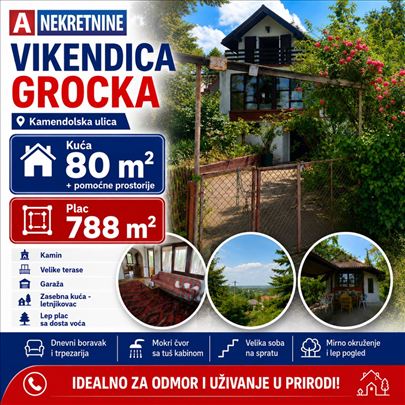 Zemljište sa vikendicom - Grocka