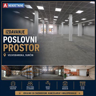 Poslovni prostor 600m2 | Vojvođanska, Surčin