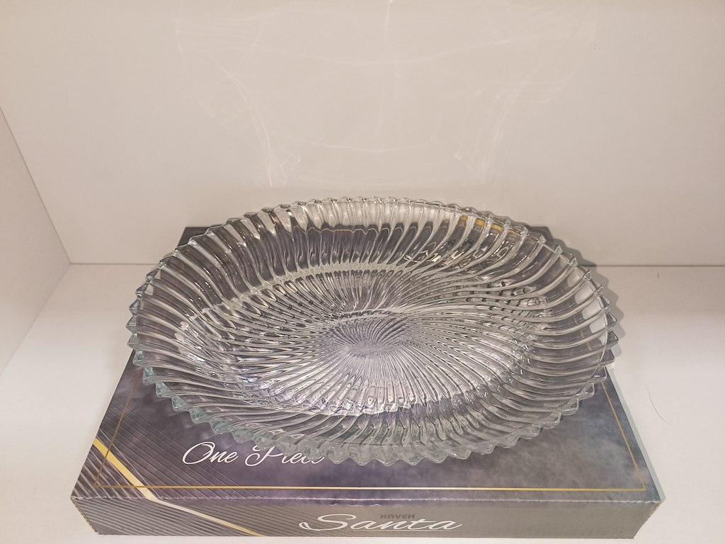 STAKLENA TACNA SANTA 24CM PL1185