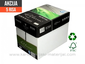 5 risa HAINSBERG Lettura Copy 100% recikliranog papira A4 80g 500L (1 ris=480.00DIN) NIJE BELE BOJE