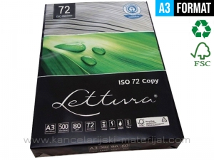 HAINSBERG Lettura Copy 100% reciklirani papir A3 80g 500L NIJE BELE BOJE