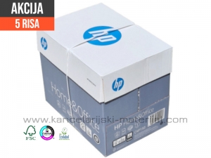 5 riseva HP HOME&OFFICE fotokopir papir A4 80gr 500L (1 ris=435.00din)