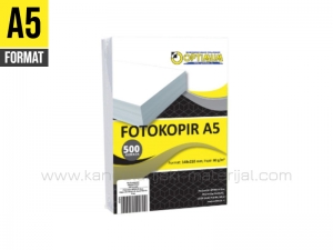 PAPIR A5 (pola A4) formata 80gr 500L