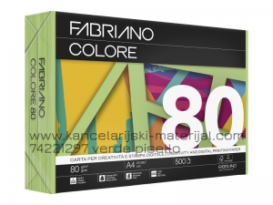 FABRIANO Colore A4 80g papir u boji 500L Verde pisello