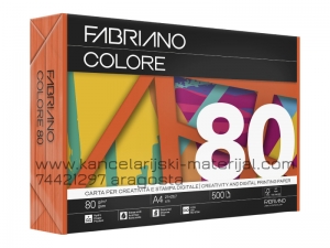 FABRIANO Colore A4 80g papir u boji 500L Aragosta