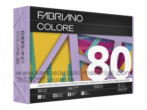 FABRIANO Colore A4 80g papir u boji 500L Violetta