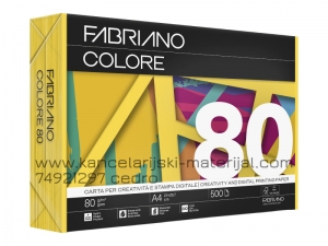 FABRIANO Colore A4 80g papir u boji 500L Cedro