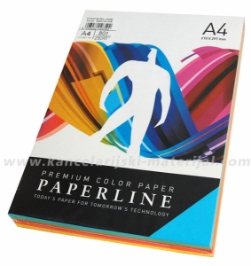 PAPERLINE A4 80g intenzivni papir u boji 250L (mix)