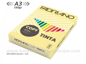 FABRIANO A3 160g papir u boji Copy Tinta 125L Banana