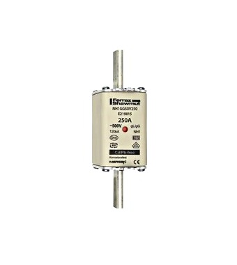 HRC fuse element, size 1, 250A, 500VAC