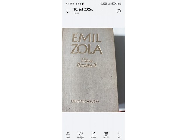 Uspon Rugonovih, Emil Zola
