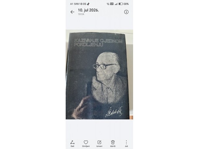 Kazivanje o jednom pokolenju, Rodoljub Čolaković