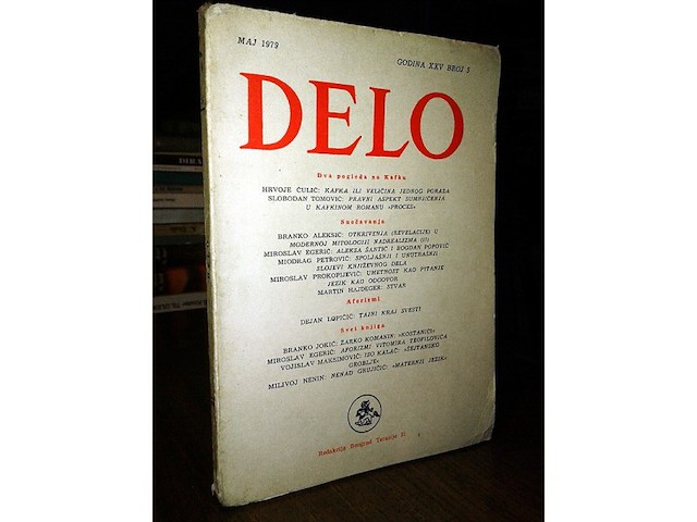 DELO (God. XXV, Br. 5, maj 1979): Dva pogleda na Kafku
