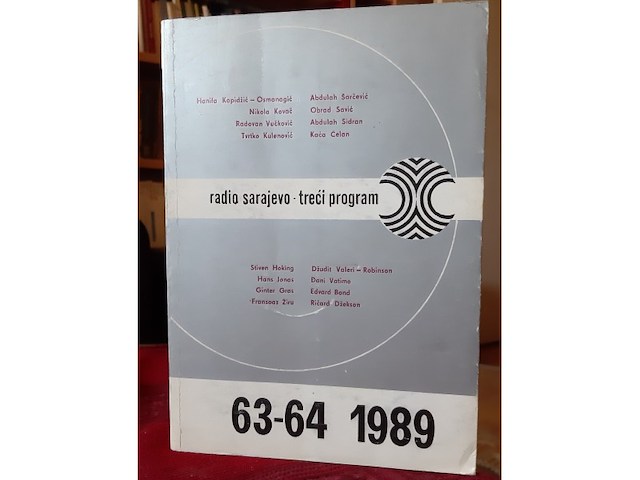 ТРЕЋИ ПРОГРАМ, Радио Сарајево, бр.63-64/1989