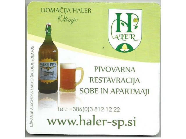 HALER PIVO podmetac