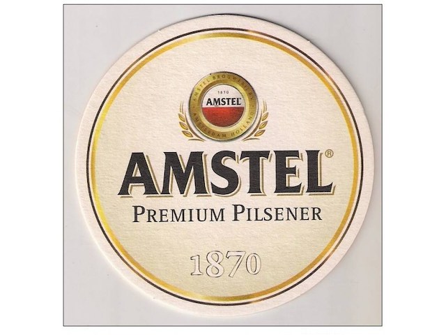 AMSTEL podmetac za pivo
